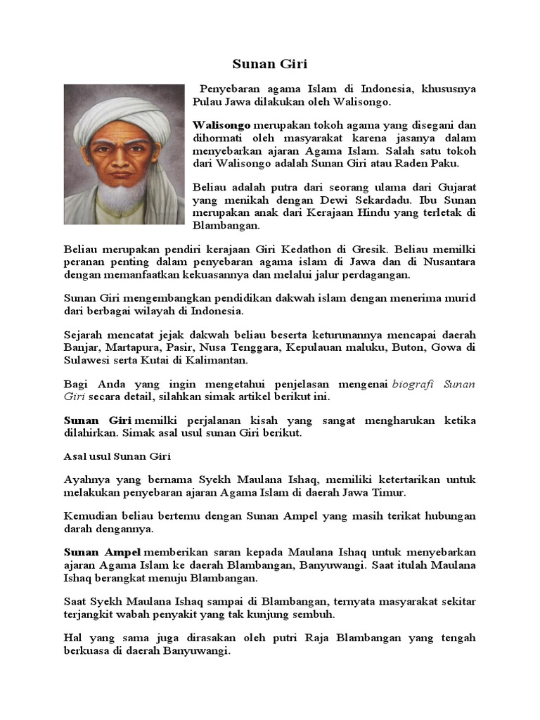 Sunan Giri | PDF | Perjalanan