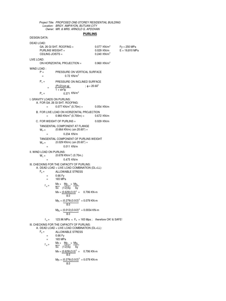 Structural Analysis Sample | PDF | Economic Sectors | Civil Engineering