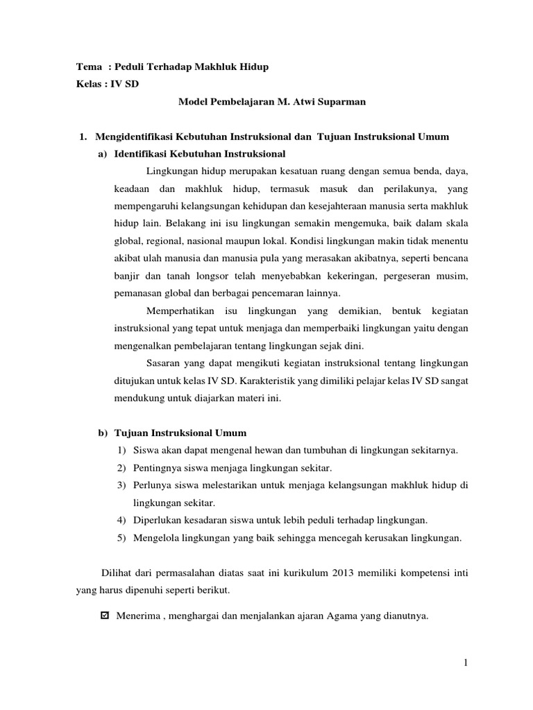 Pengembangan Model Atwi | PDF