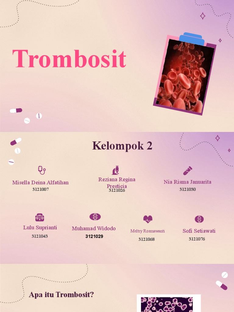 Trombosit KLMPK 2 (Hematologi II) | PDF