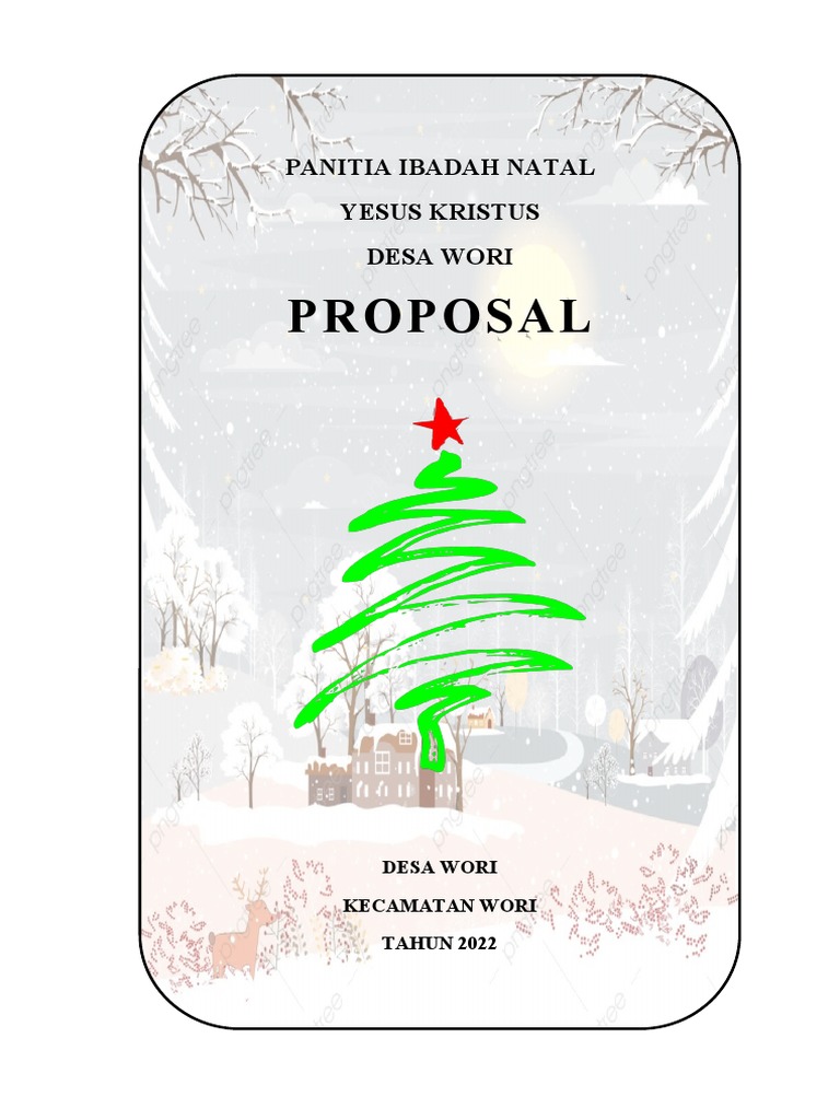Proposal Ibadah Natal Desa Wori 2022 | PDF
