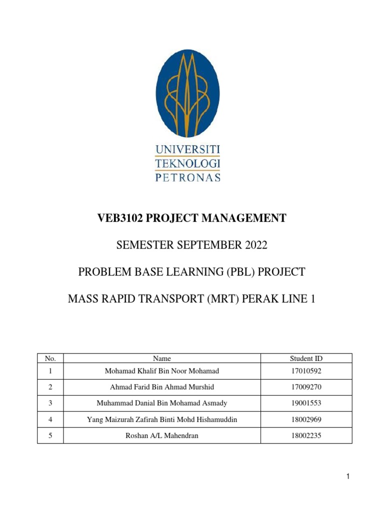 Project Management Group Project Report | PDF | Economic Sectors | Business