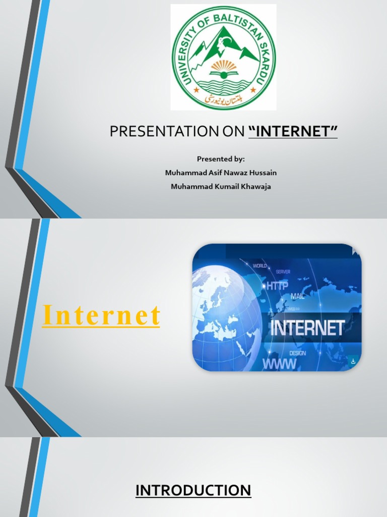 Internet Presentation | PDF | World Wide Web | Internet & Web
