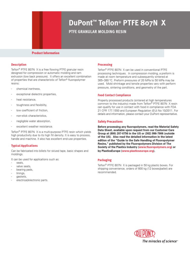 Dupont Teflon Vlinex | PDF | Materials | Building Engineering