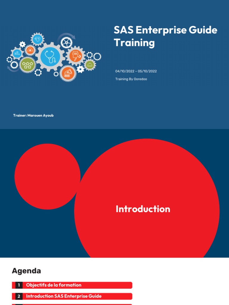 Formation SAS Enterprise Guide 8.2 | PDF | SAS (langage) | Bases de données