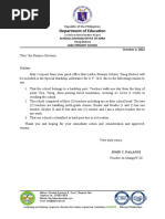 Letter of Intent For Demolition | PDF | Education Theory | Teaching