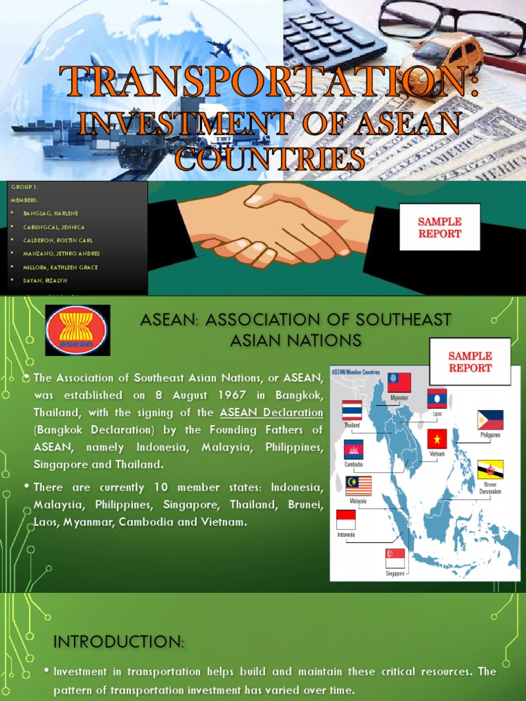 ASEAN Transport Investment Insights | PDF | Southeast Asia | Transport