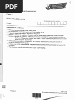 Math AI SL Formula Booklet | PDF | Area | Mathematics