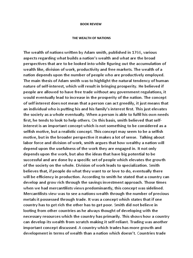 The Wealth of Nations | PDF | Wealth | The Wealth Of Nations