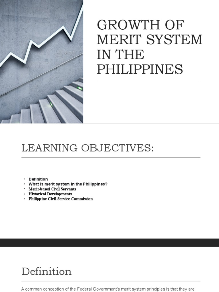 Growth of Merit System in The Philippines | PDF | Civil Service ...