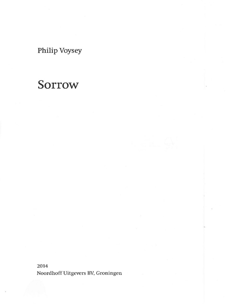 Sorrow | PDF