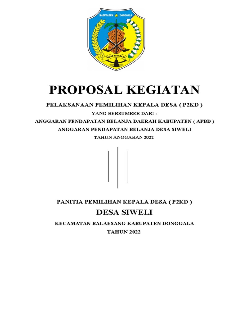 Proposal Pemilihan Kepala Desa | PDF