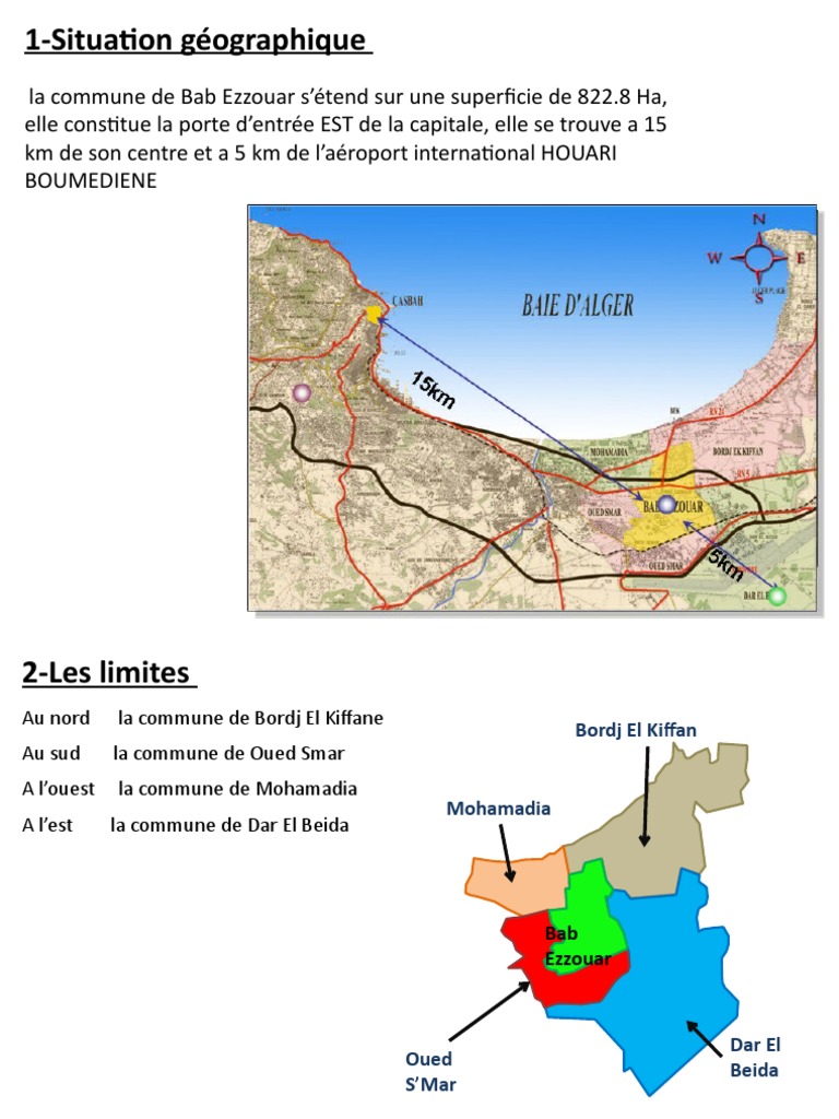 Histoire et Urbanisation de Bab Ezzouar | PDF | Alger | Urbanisation