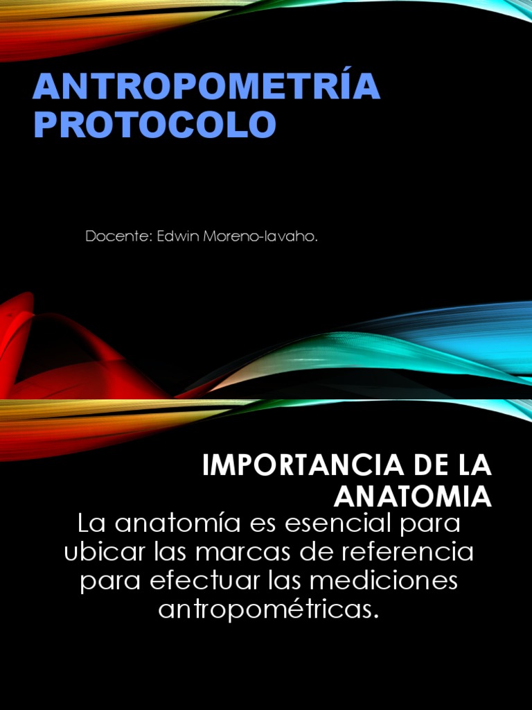 Antropometria Protocolo 2 | PDF | Anatomía humana | Sistema ...