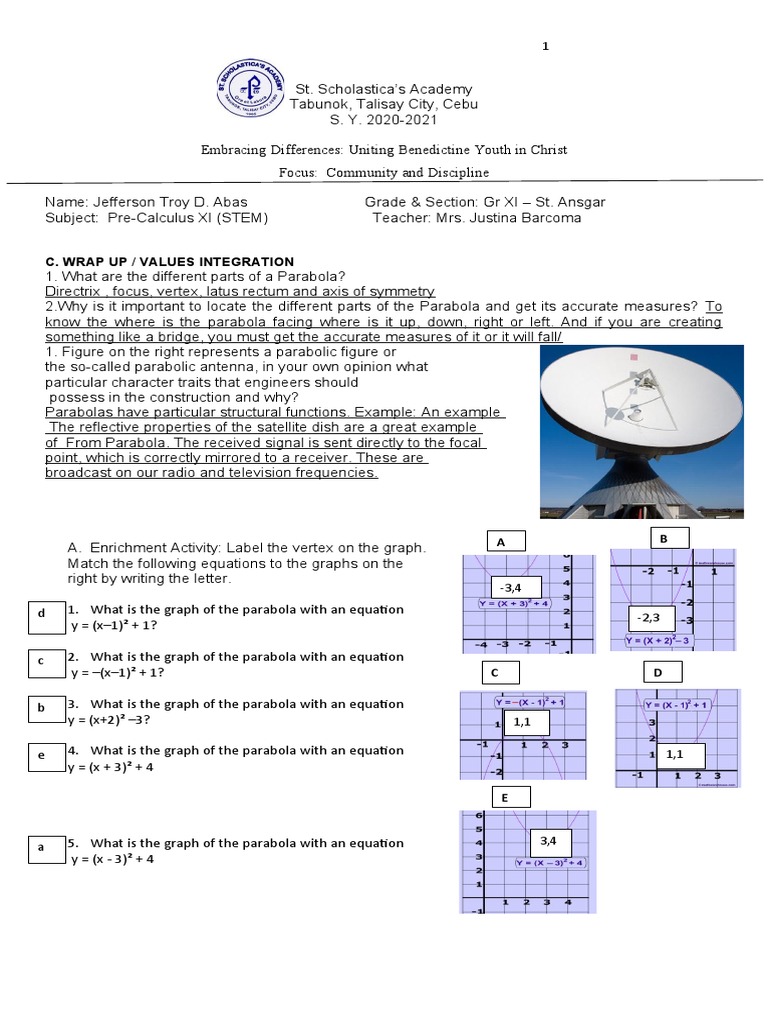 Calculus Module 1 Wrap Up Enrich Ment Abas Download Free Pdf Telecommunications Engineering 