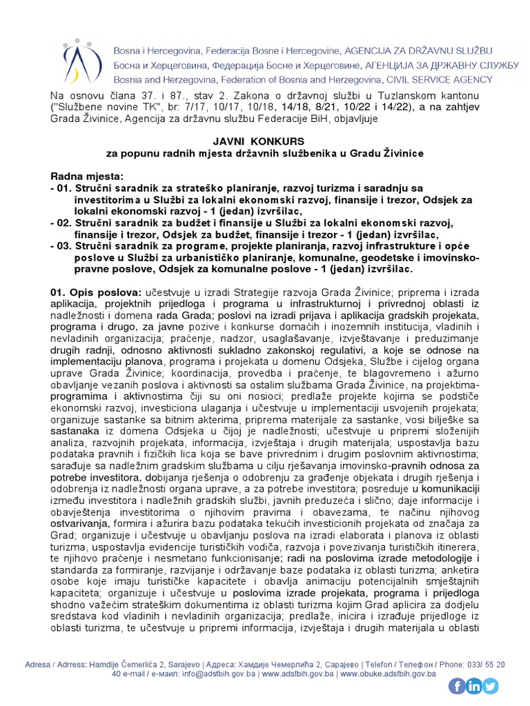 14 09 2022 Grad Zivinice | PDF