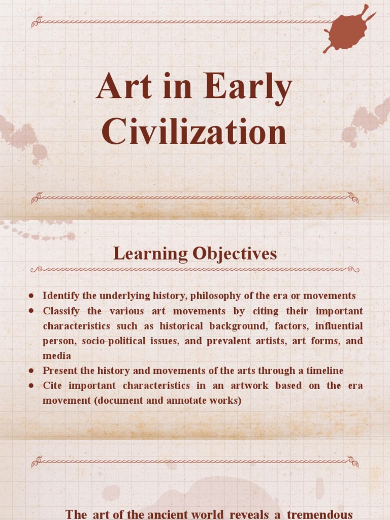 Art in Early Civilization | PDF | Ancient Egypt | New Kingdom Of Egypt