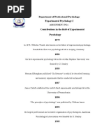 A Timeline of Psychological Testing | PDF | Psychology | Psychotherapy