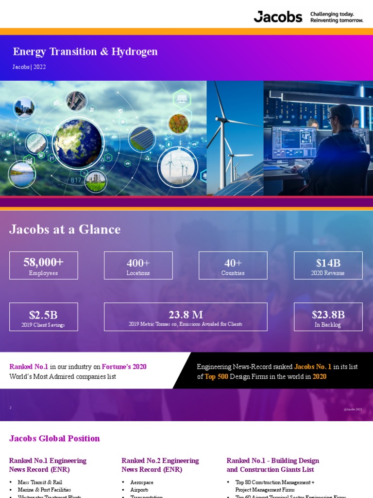 Jacobs Hydrogen Overview 2022 V5 External - Korea Event V2 | PDF ...