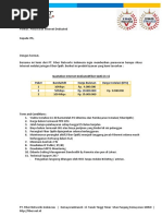Penawaran Harga Internet Dedicated iForte | PDF