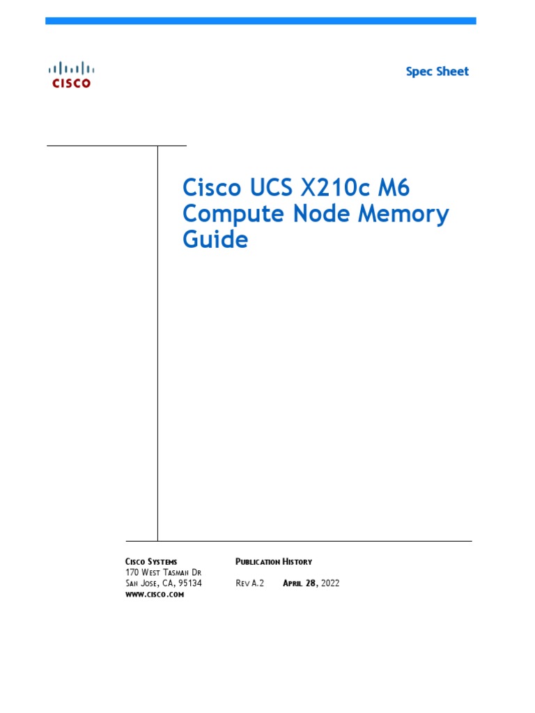 x210c m6 Memory Guide | PDF | Random Access Memory | Central Processing Unit