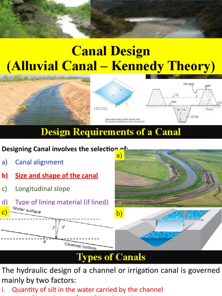 Alluvial Canal Design: Kennedy's Theory | PDF