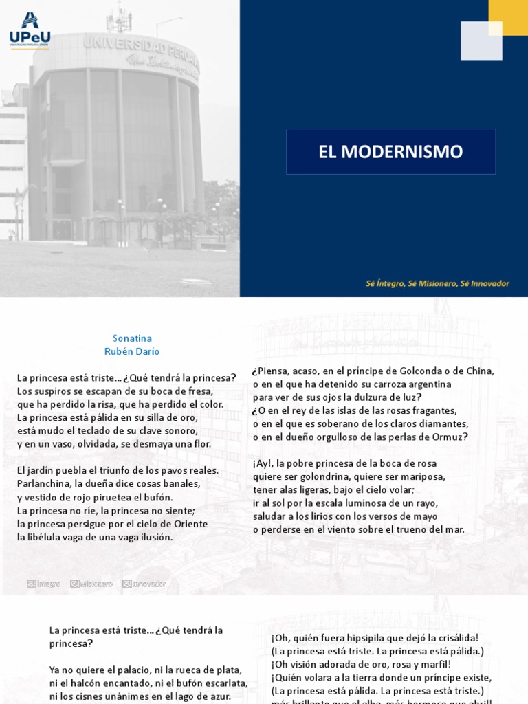 2 El Modernismo en Hispanoamérica | PDF