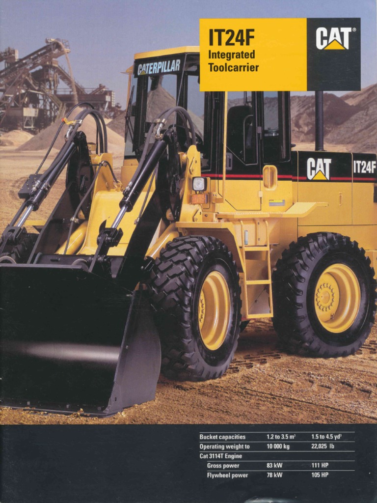 A Versatile New Machine: The Caterpillar IT24F Integrated Toolcarrier ...