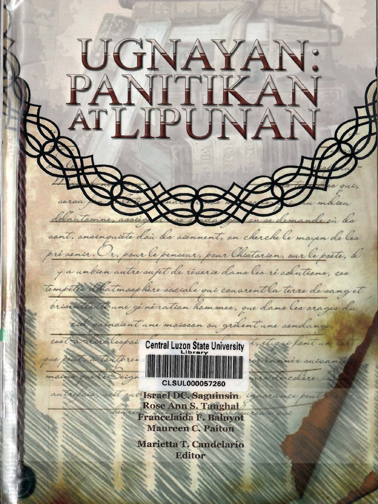 Ugnayan Panitikan at Lipunan | PDF