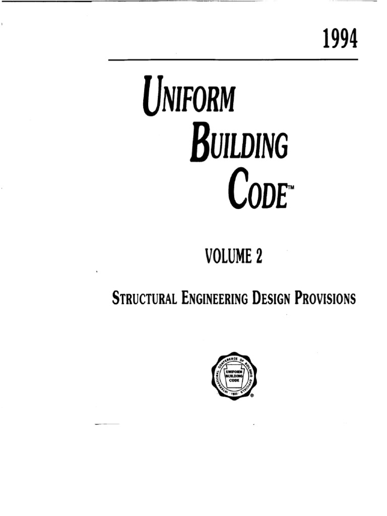 UBC 1994 v2 | PDF
