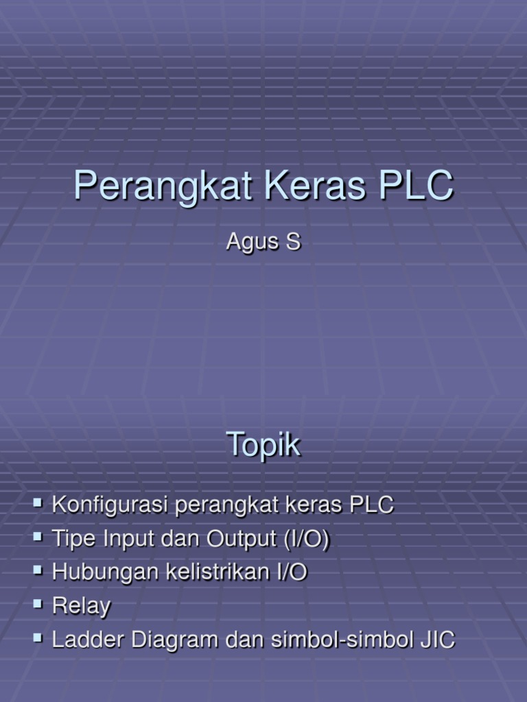 Perangkat Keras PLC | PDF | Sains & Matematika | Teknologi & Rekayasa