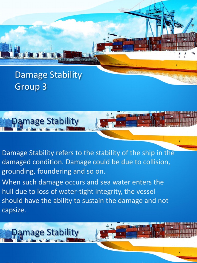 Ship Damage Stability Assessment Guide | PDF | Buoyancy | Naval ...