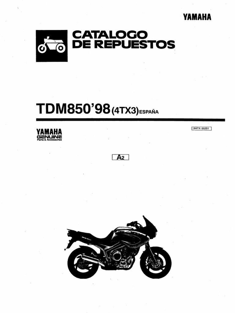 TDM 850 1998 | PDF