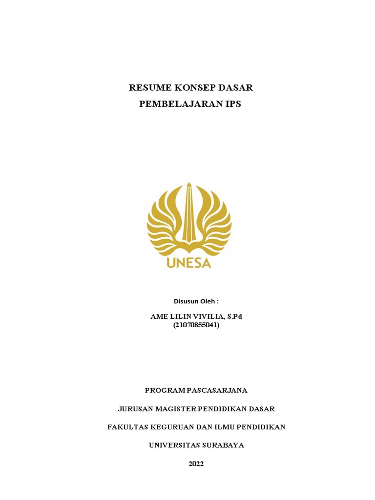 Resume - Ame Lilin Vivilia - 21070855041 | PDF