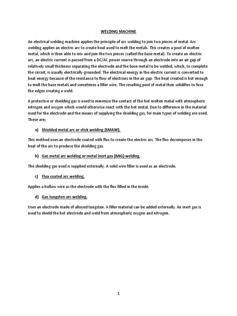 Welding Machine | PDF | Construction | Welding