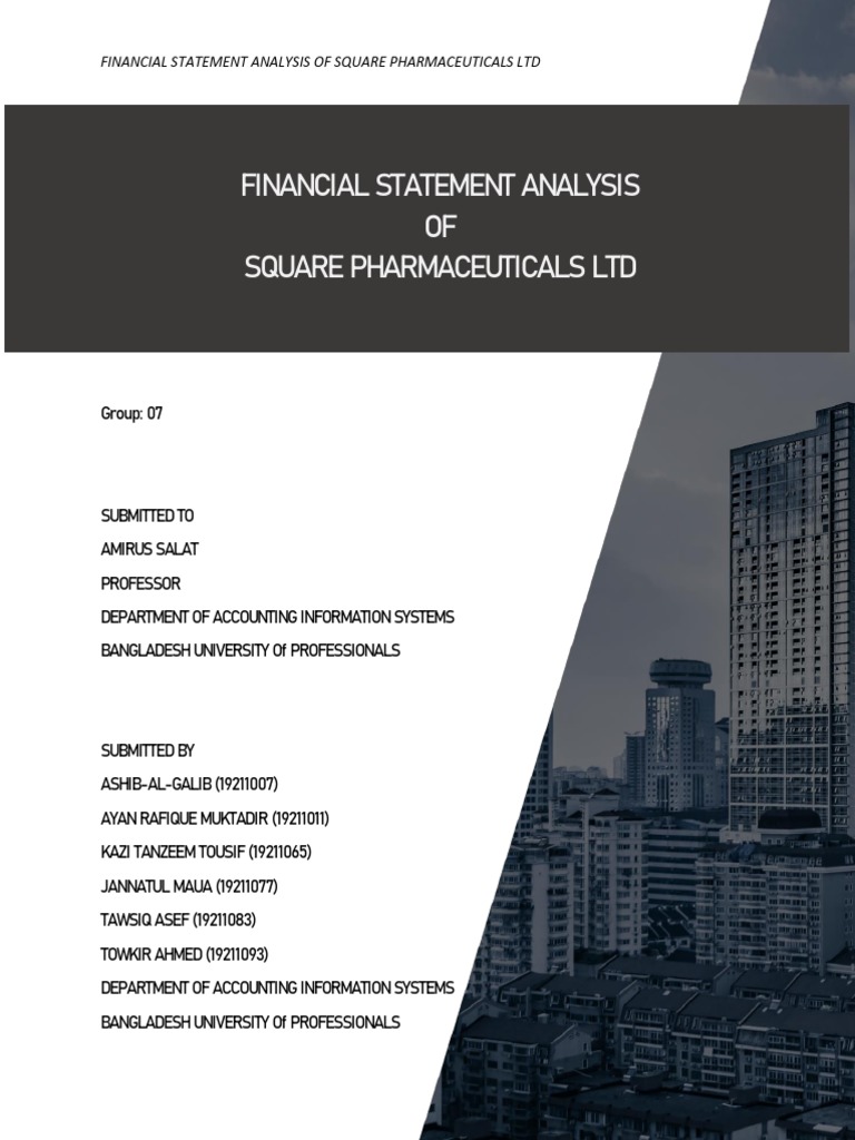 Financial Statement Analysis | PDF | Balance Sheet | Dividend
