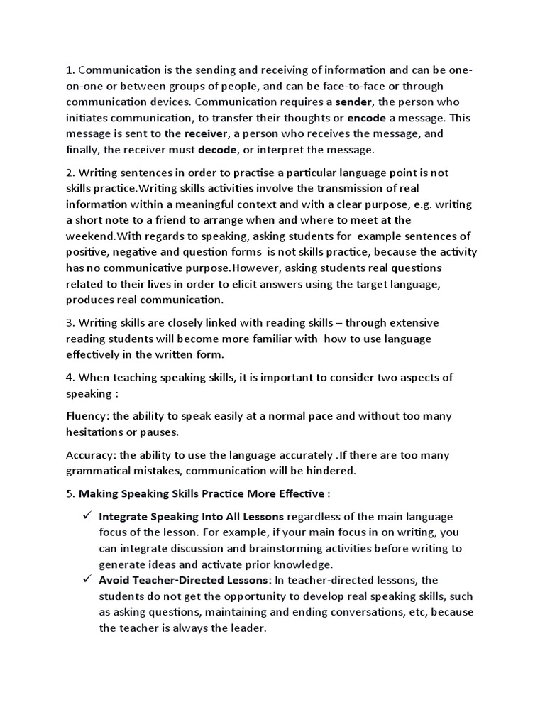 Unit 3 Module 3 Task 1 | PDF | Communication | Teachers