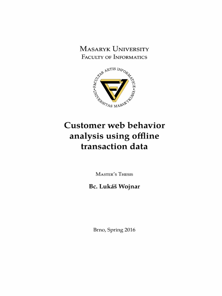 Masters Thesis Wojnar Lukas Archive | PDF | E Commerce | Http Cookie