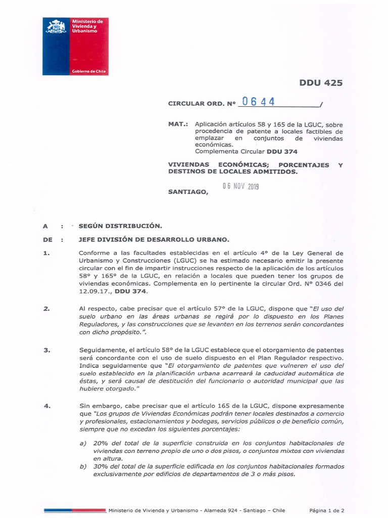 Ddu-425 | PDF | Chile