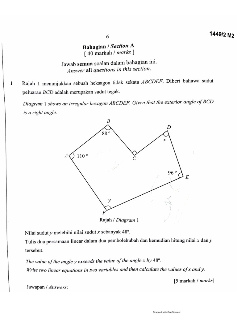 Kertas Trial Matematik Kedah K2 Modul 2 2021 | PDF
