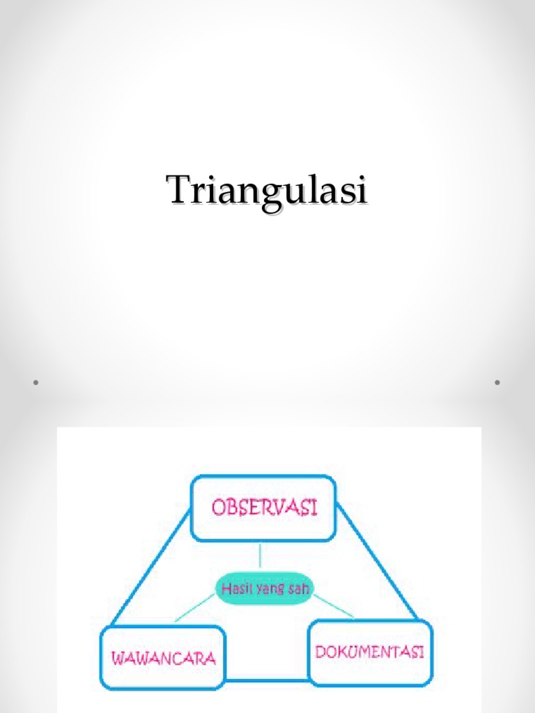 Metode Riset - Kualitatif - Triangulasi - 4b | PDF