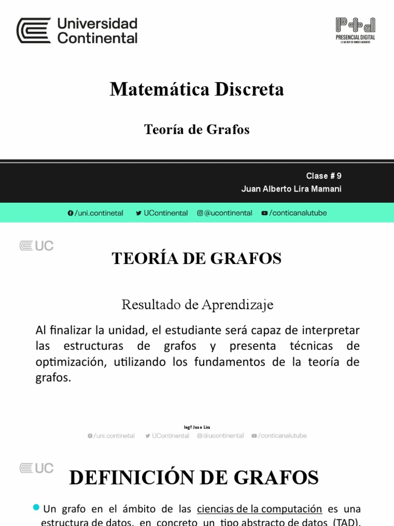 Teoría de Grafos 1 | PDF | Vértice (teoría de grafos) | Teoría de grafos