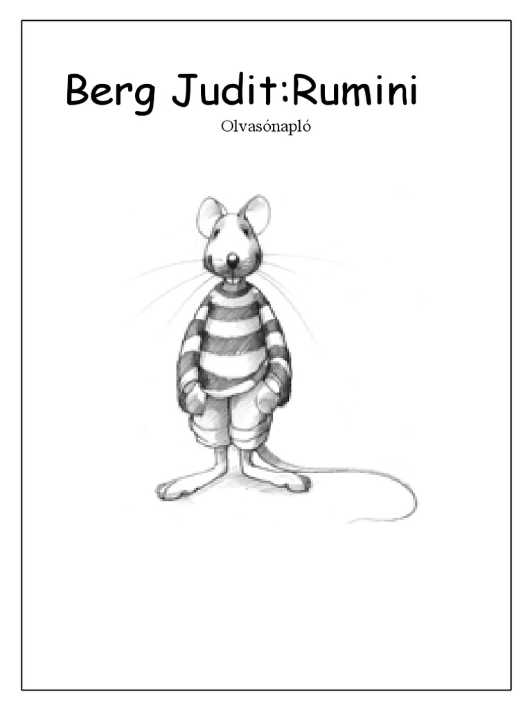 Rumini-Olvasónapló-1 | PDF