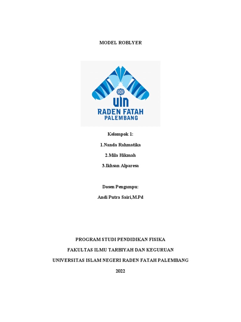 Resume Model Roblyer | PDF