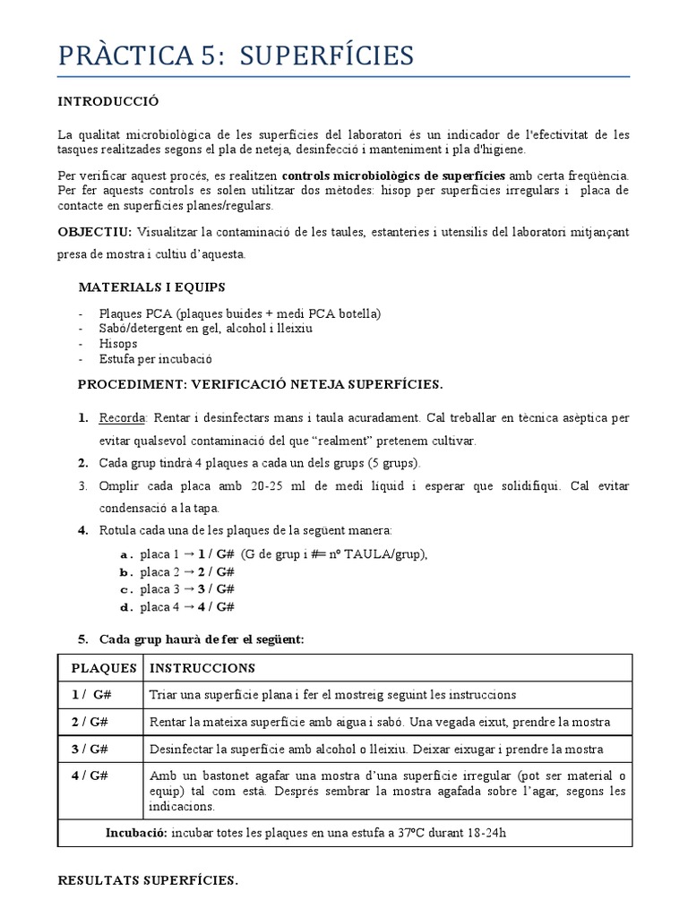 PRÀCTICA 5. Superficies | PDF