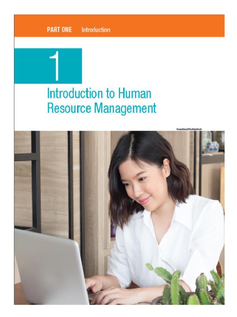 Lecture 1-Introduction To HRM | PDF | Human Resource Management | Human ...
