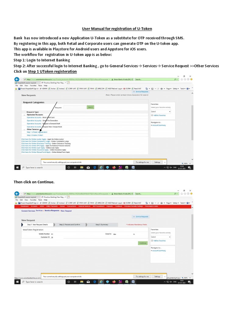 U-Token Manual | PDF