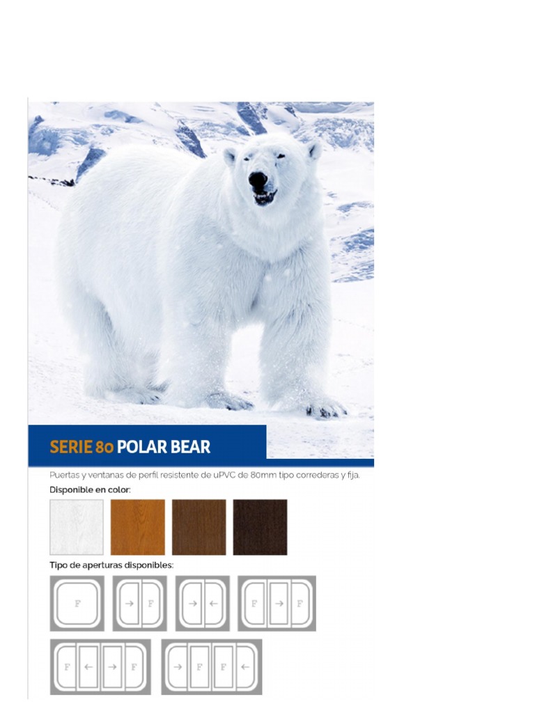 Lista de Perfiles U-PVC Serie 60 y Reirie 80 | PDF