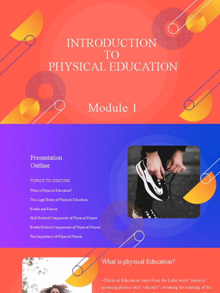 Introduction To Physical Education | PDF | Physical Fitness | Physical ...