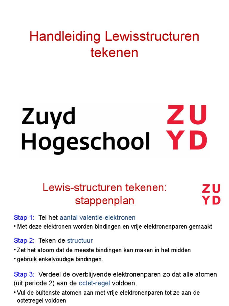 Handleiding Lewisstructuren Tekenen | PDF